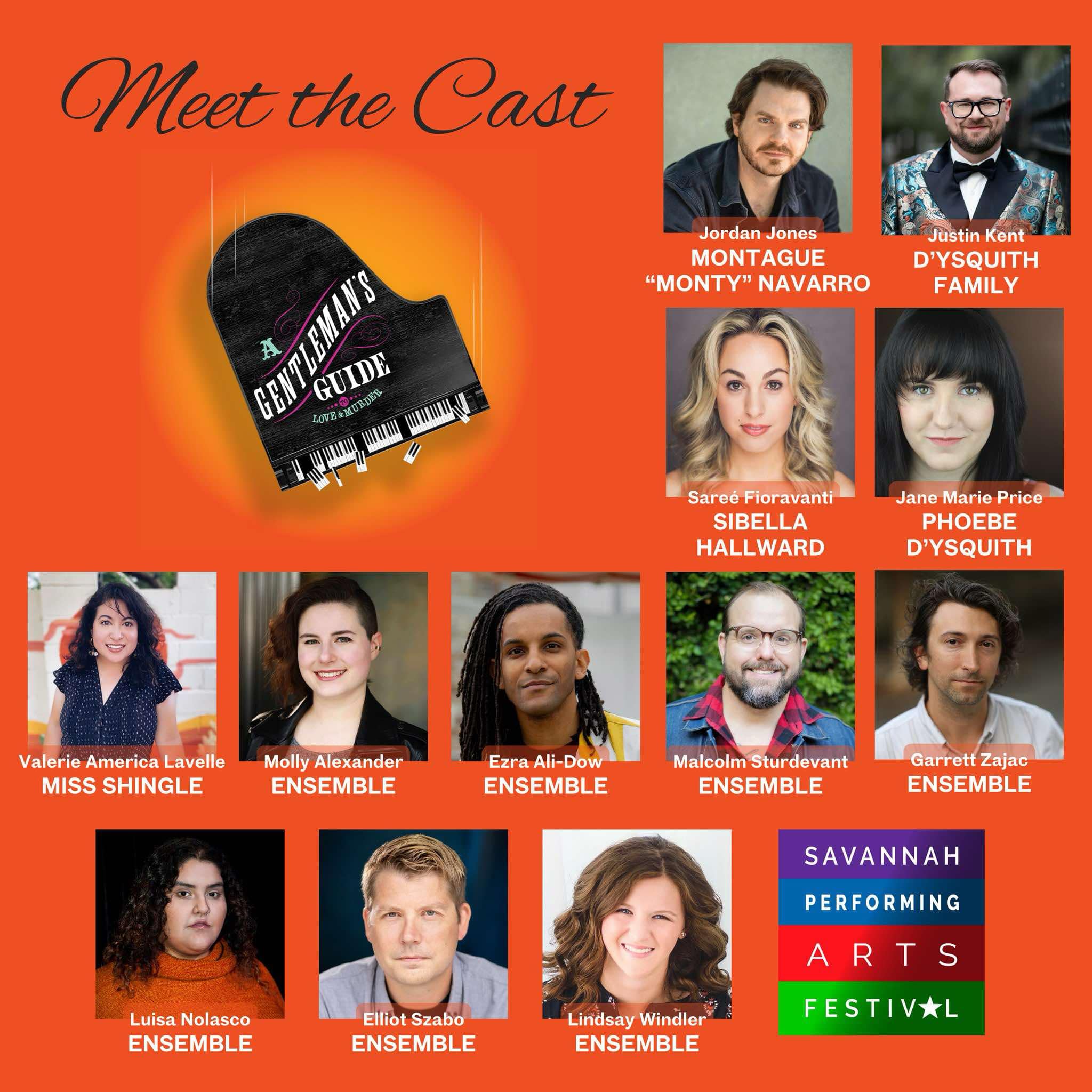 A Gentleman’s Guide to Love & Murder Digital Program | On Stage Savannah